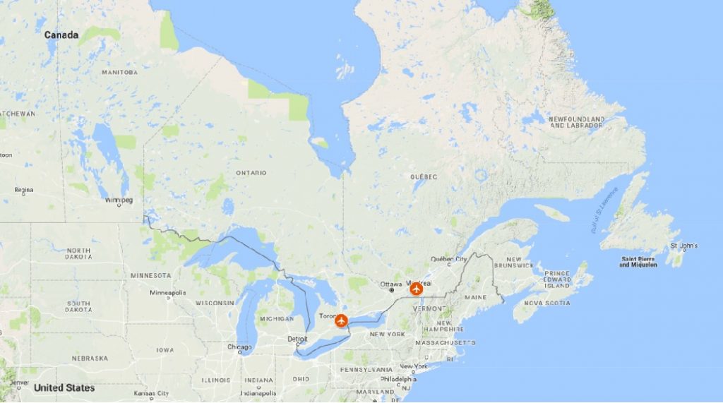 Bezienswaardigheden Oost Canada Bezienswaardigheden Oost Canada